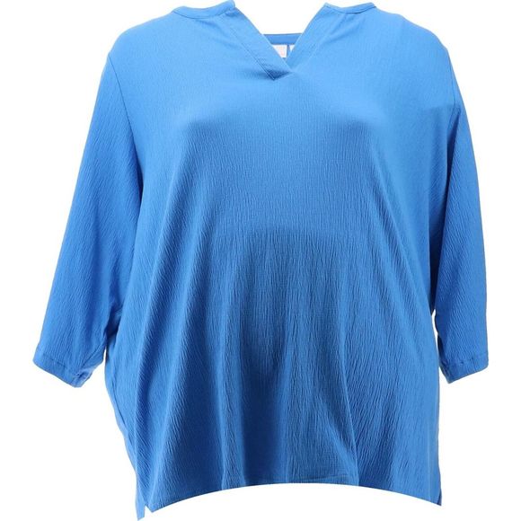 Belle by Kim Gravel | Tops | Belle Kim Gravel Packabelle Split Vneck ...